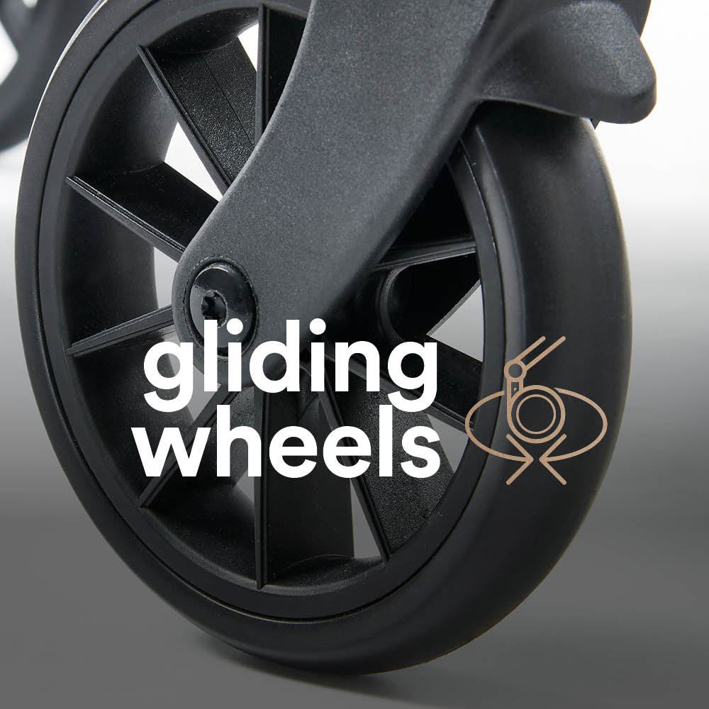 modül | mini small compact stroller orange sunset with free stroller f ...